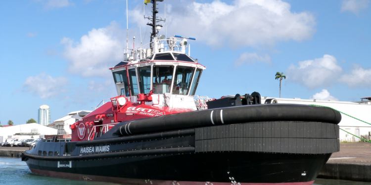 The HaiSea Wamis, the worlds first fully electric tugboat, has arrived ...